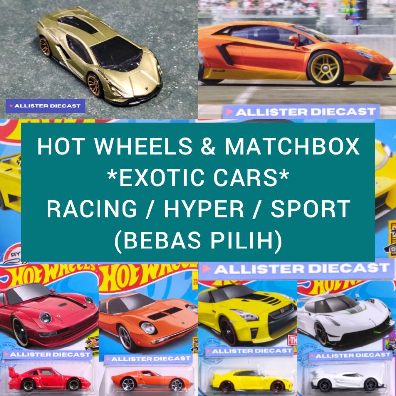 Jual Hot Wheels SPORT & RACE CAR (BEBAS PILIH) ALLISTER DIECAST ...