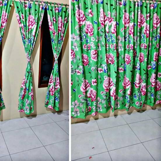 Jual WKB Gorden tirai perekat fabulous green :) | Shopee Indonesia