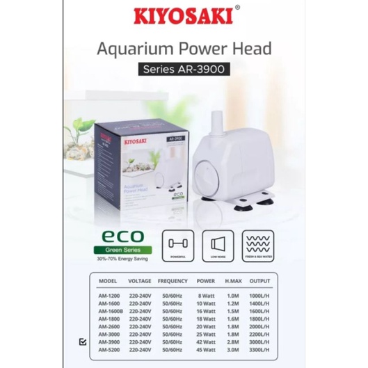 Jual POMPA CELUP AQUARIUM KIYOSAKI WP-3900 | Shopee Indonesia