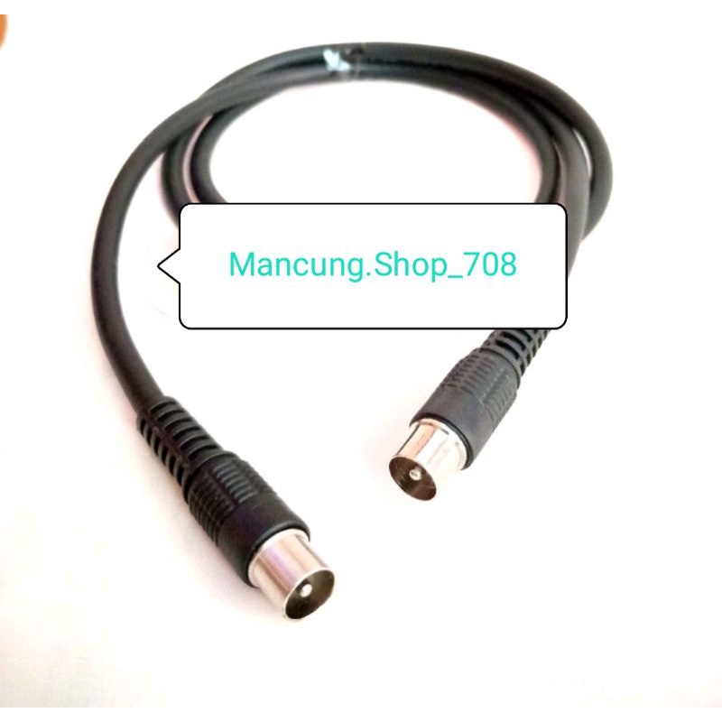 Jual Kabel antena TV 1METER INTRACIM / Coaxial Cable male to male | Shopee Indonesia
