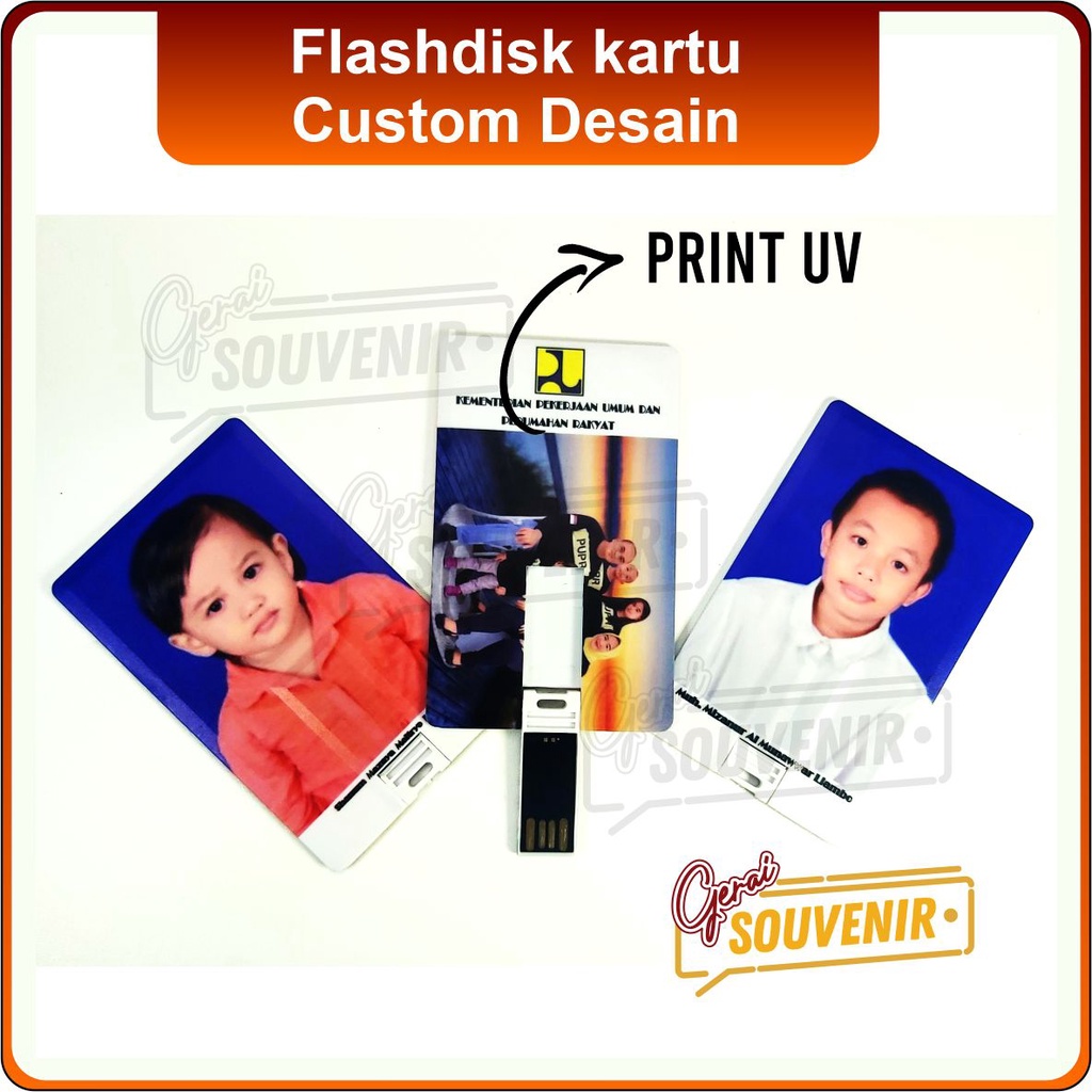 Jual Flashdisk Flash disk kartu card custom desain cetak print uv kado ...
