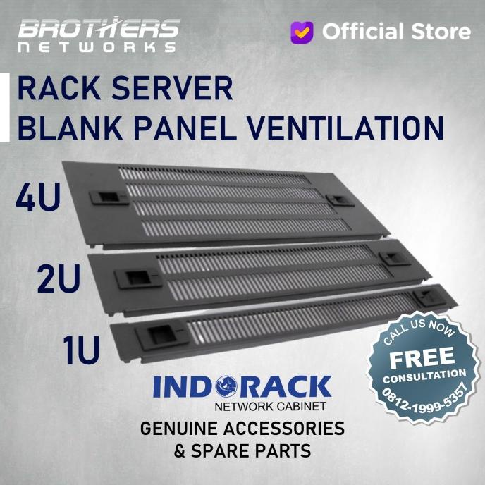 Jual Blank Panel Ventilation 4U Perforated - Rak Server Rack Indorack ...