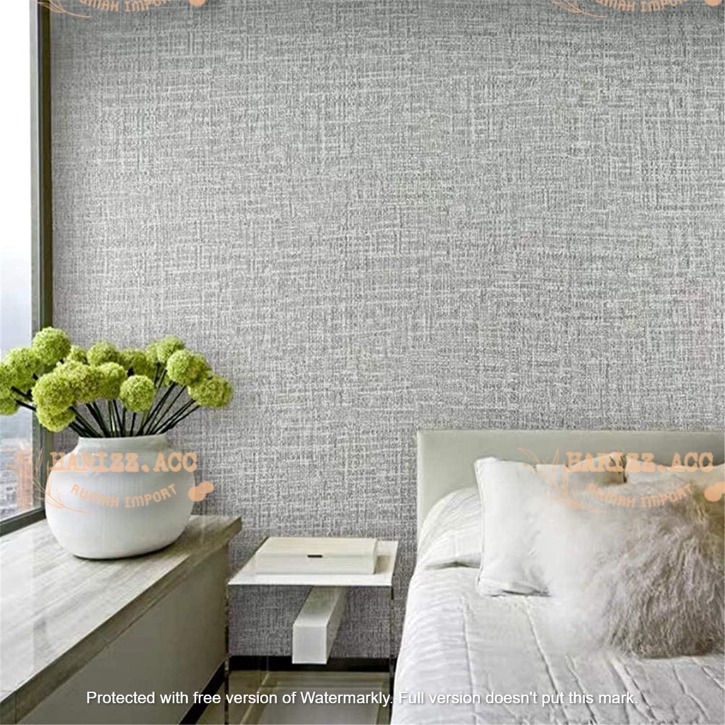 Jual WALLPAPER STIKER DINDING BINTIK ABU | Shopee Indonesia