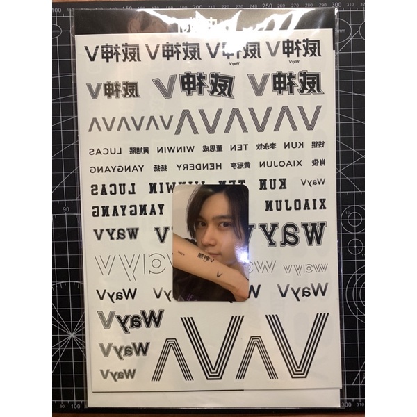 Jual MD WayV Tattoo Sticker Set Hendery Vers. Sealed (BOOKED) | Shopee ...