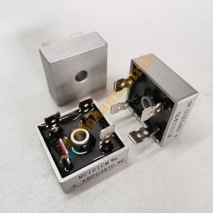 Jual Dioda Bridge Kiprok 10A 1000V 4Pin Aluminium Casing KBPC3510 ...