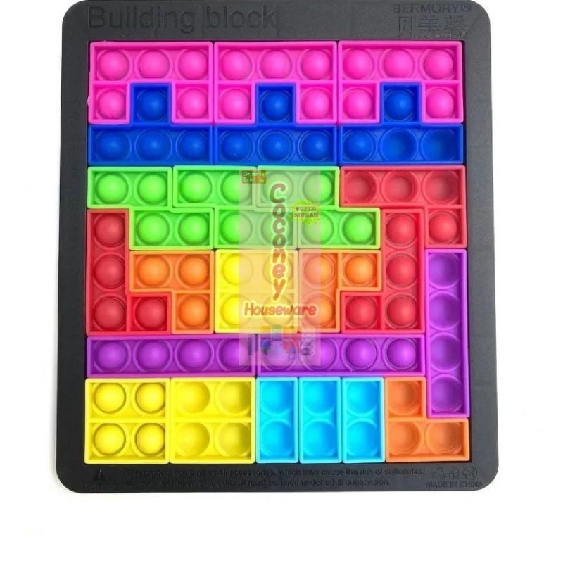 Jual POP IT TETRIS / POP IT PUZZLE / POP IT BLOCK / TETRIS / BUILDING ...