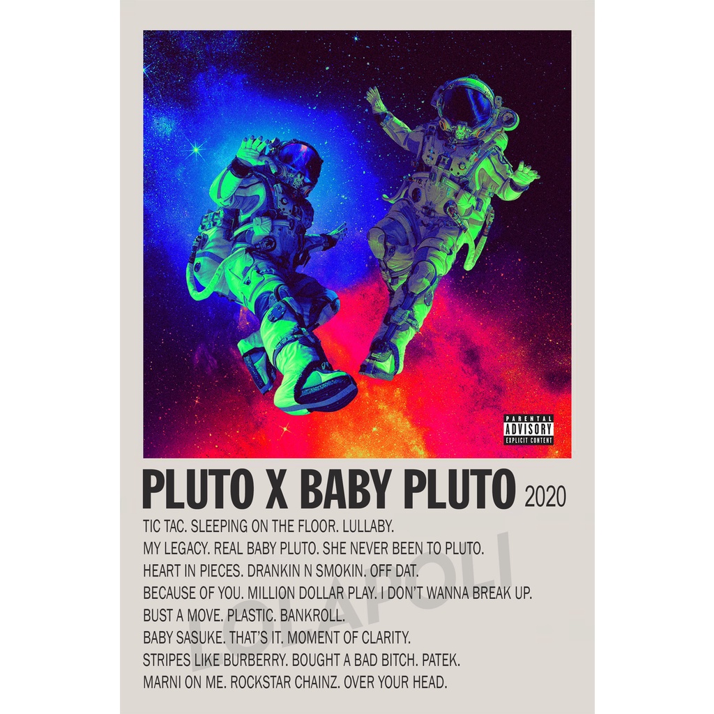 Jual Poster Cover Album Pluto X Baby Pluto - Lil Uzi Vert | Shopee Indonesia