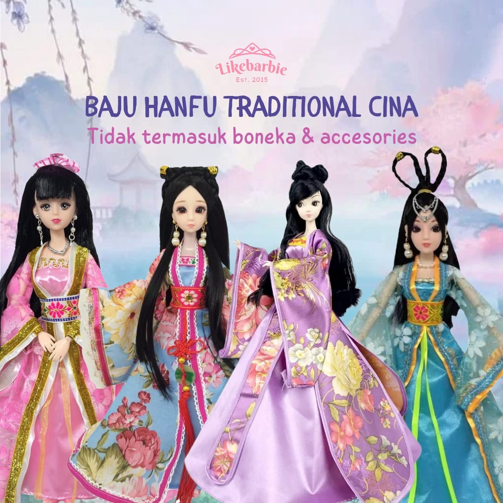 Jual Baju Boneka Hanfu Traditional Cina | Shopee Indonesia