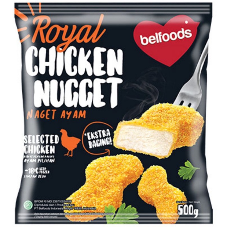 Jual Belfoods Royal Chicken Nugget "S" 500g | Shopee Indonesia