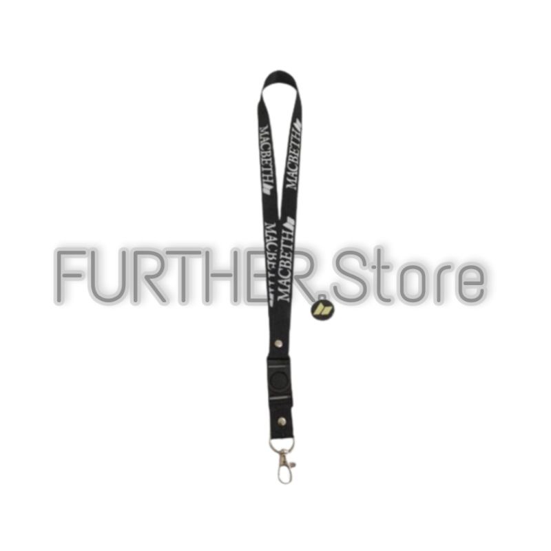 Jual lanyard MACBETH / gantungan kunci distro / tali lanyard MACBETH ...