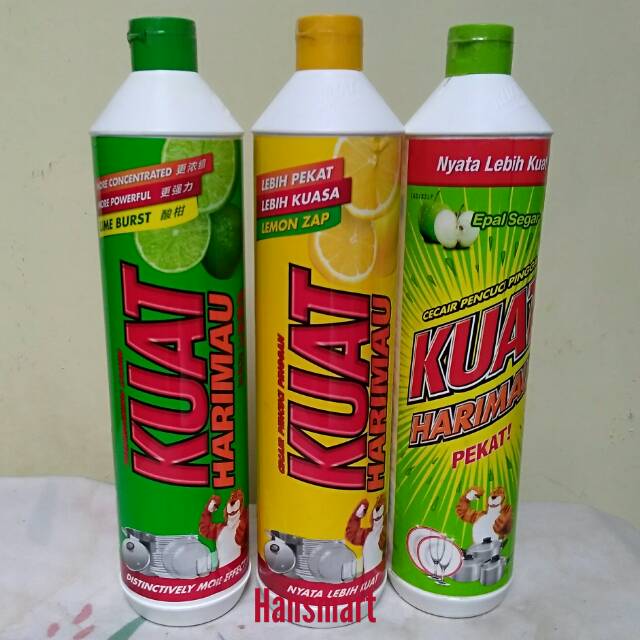 Jual Sabun Cuci Piring Kuat Harimau Dishwashing Liquid 900 ml | Shopee ...