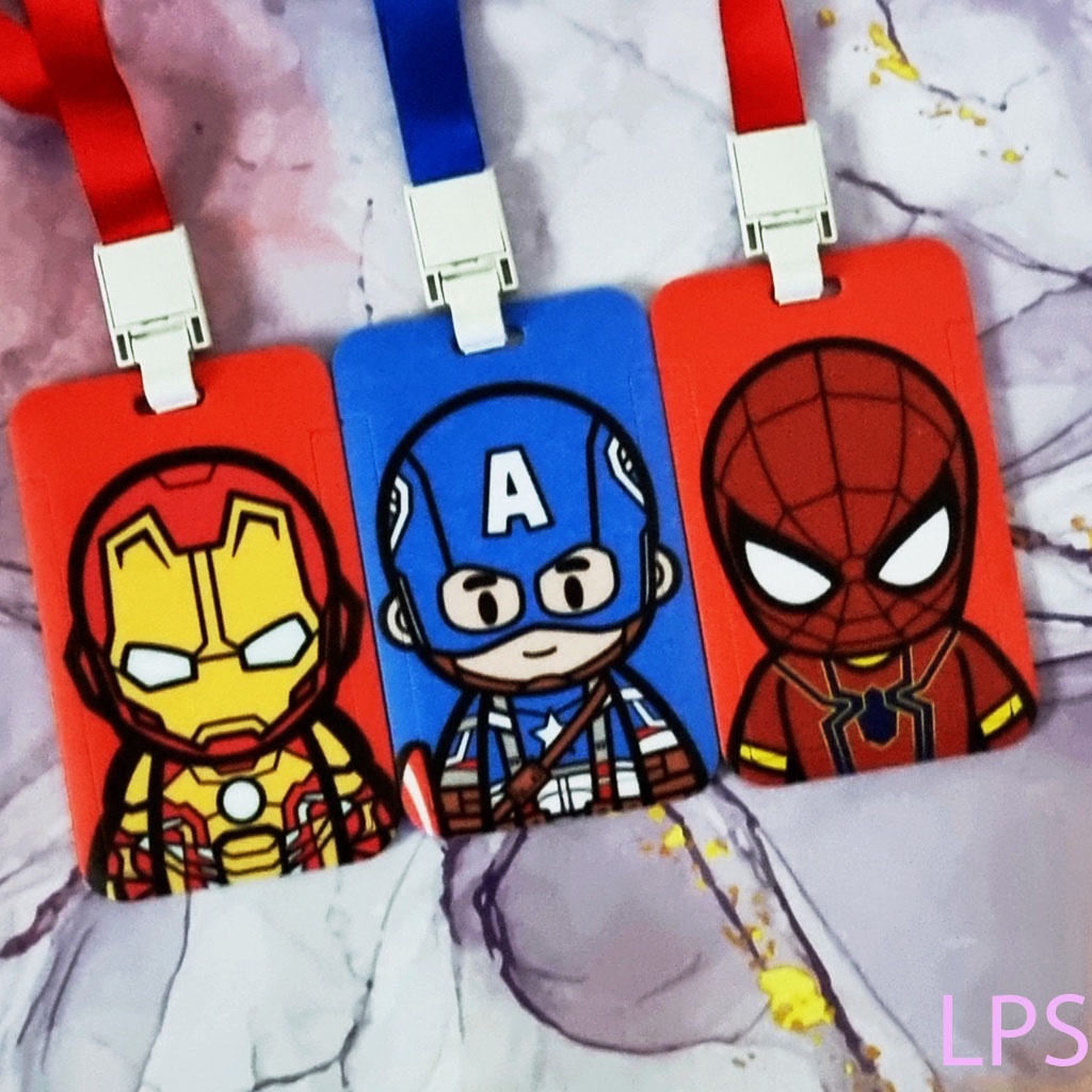 Jual TEMPAT KARTU LANYARD MOTIF KARAKTER BISA UNTUK ID CARD KARTU AKSES ...