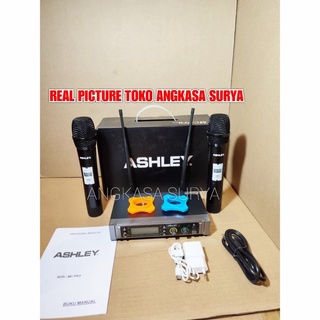 Jual Mic Wireless ASHLEY MC PRO MCPRO Original Anti Feedback, 2*380 ...