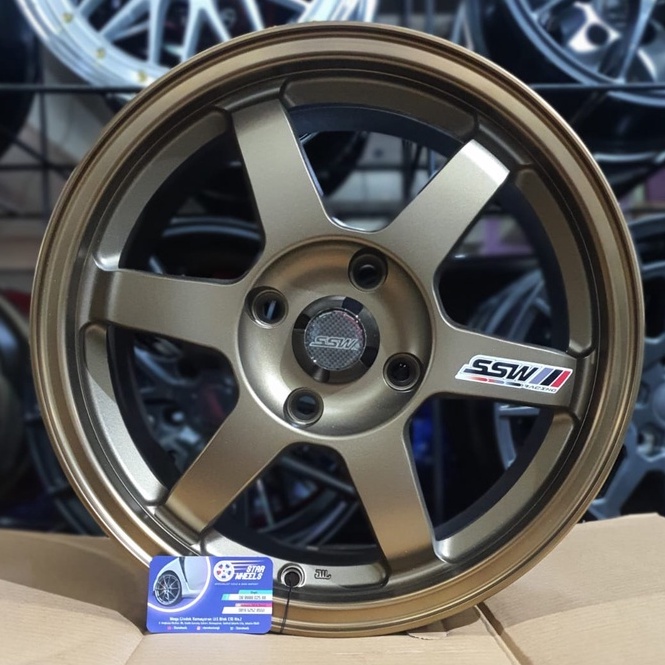 Jual Velg Mobil SSW S202LP TE37 R16 x 7 Pcd 4x100 ET +38 | Shopee Indonesia