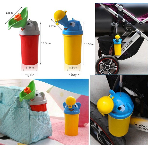 Jual Baby Kid Travel Potty Toilet Urine urinal Tempat botol Pipis anak ...