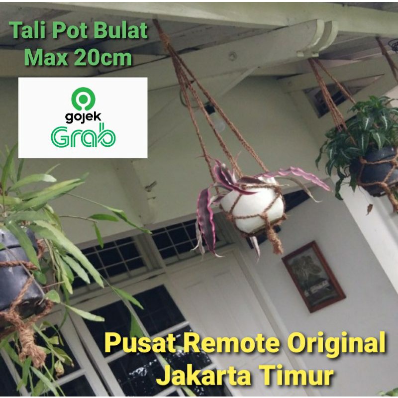 Jual TALI POT GANTUNG TALI 3 POT PLASTIK SERABUT KELAPA | Shopee Indonesia