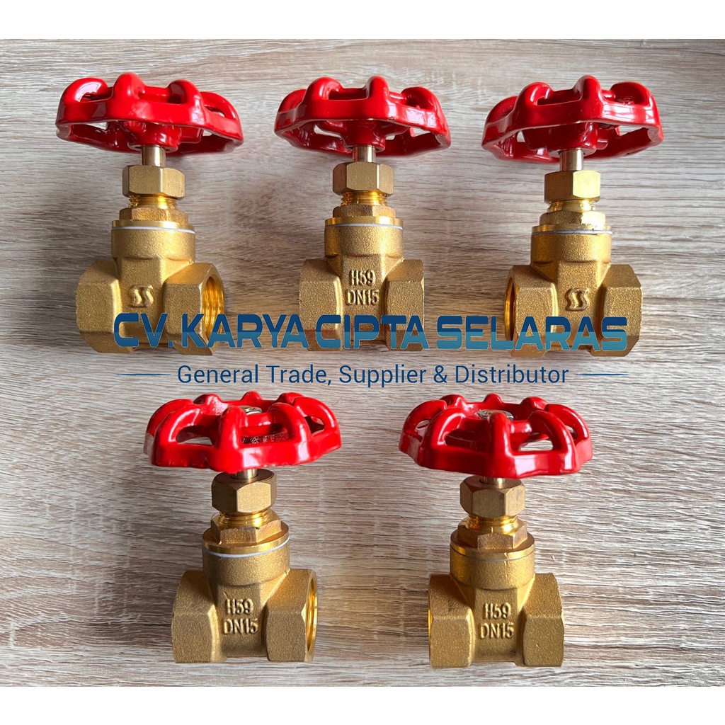 Jual Gate Valve Stop Kran Kuningan 1/2 inch Murah | Shopee Indonesia