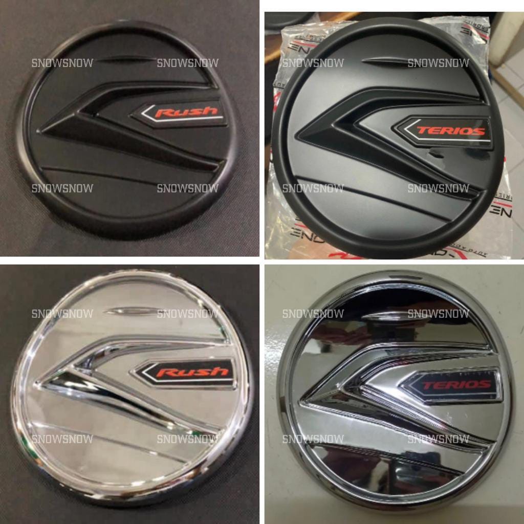 Jual Tank Cover All New Rush Terios 2018 2020 2022 2023 Hitam Chrome ...