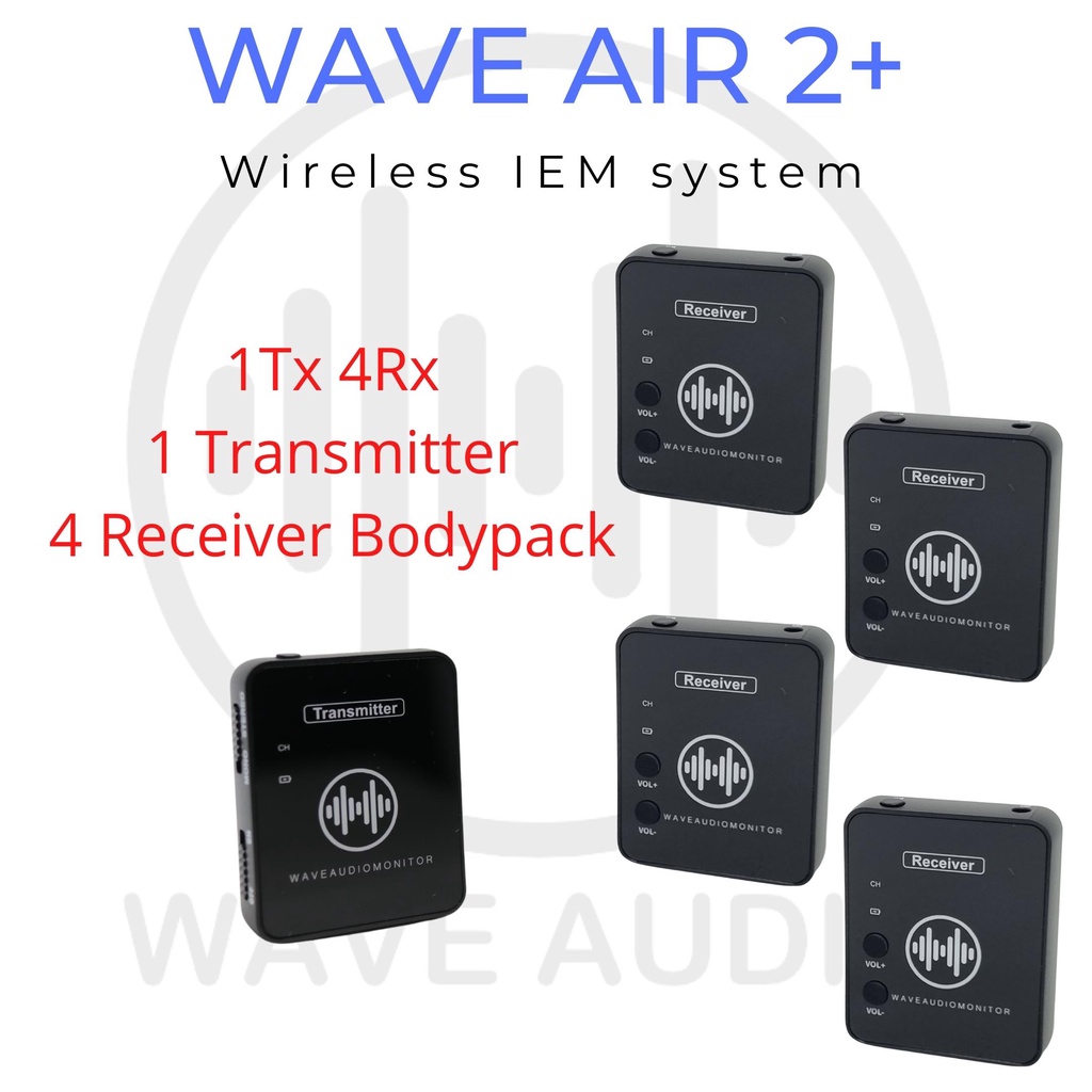 Jual WAVE AIR 2+ wireless IEM system panggung wave audio monitor ...