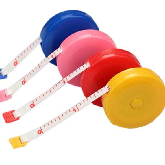 Jual METERAN GULUNG MINI PUTAR ALAT UKUR LINGKAR PERUT 1.5M METERAN ...