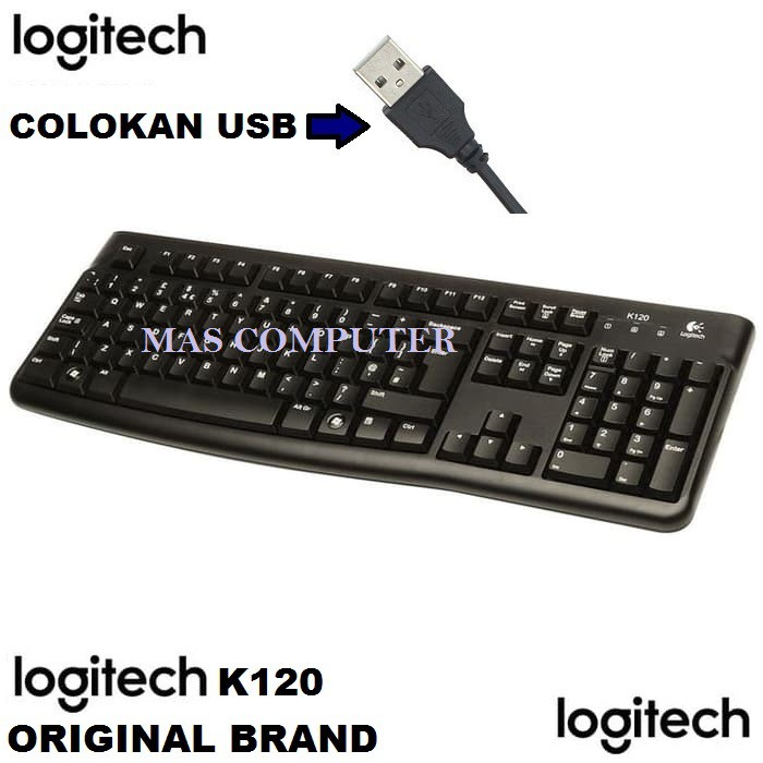 Jual Logitech K120 / Keyboard Logitech K120 USB | Shopee Indonesia