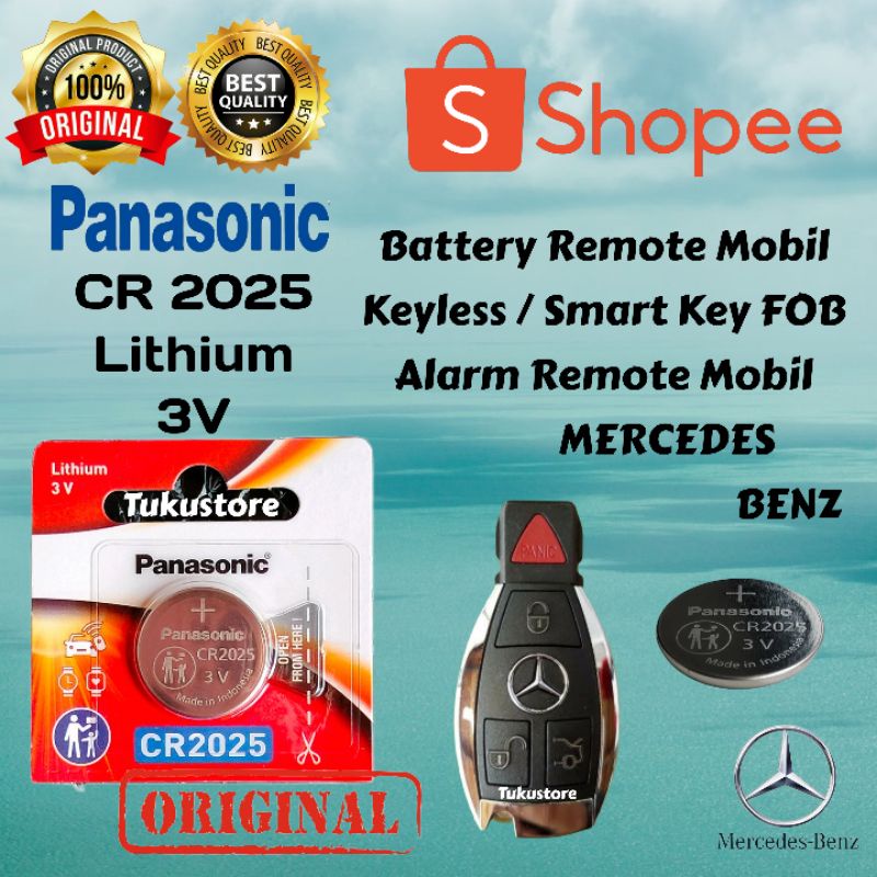 Jual Battery Remote Mobil Mercy Mercedez - Benz Baterai Remote Mobil ...