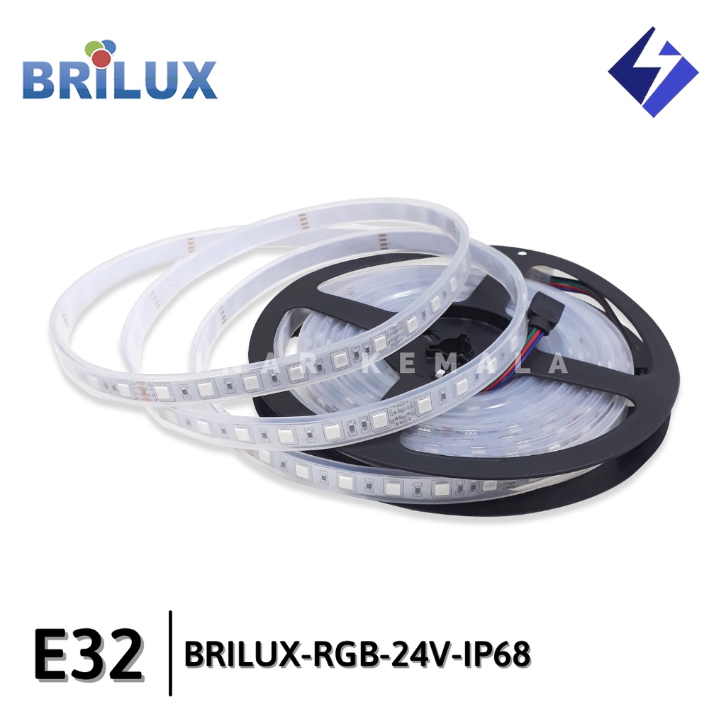 Jual LED Strip 5050 RGB 24V IP68 Waterproof EPISTAR BRILUX | Shopee ...