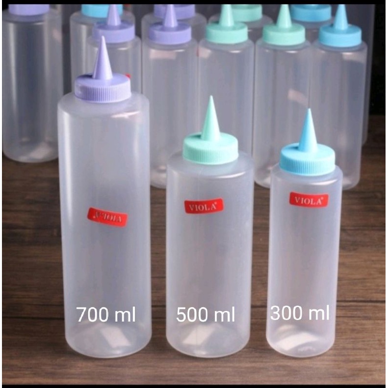 Jual Botol Saos Citos / Botol Kecap Mayonaise / Viola | Shopee Indonesia