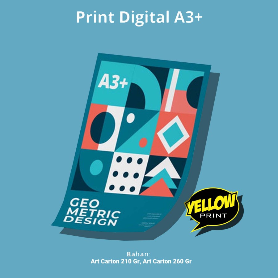 Jual CETAK / DIGITAL PRINT A3+ PLUS KERTAS ART CARTON UP TO 260 GRAM ...