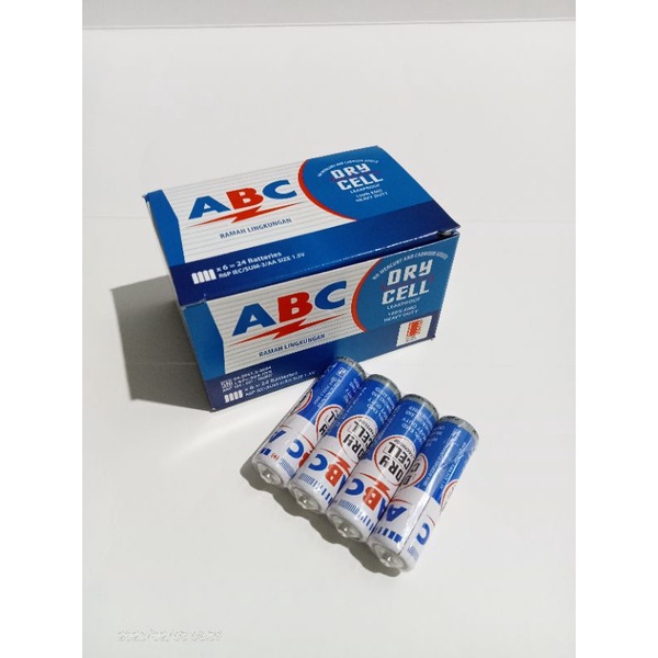 Jual Batre/battery ABC Biru AA/AAA DRY CELL | Shopee Indonesia