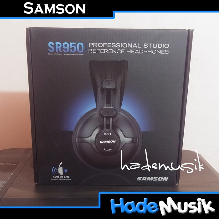 Jual Samson SR950 Professional Studio Reference Headphone | Shopee ...
