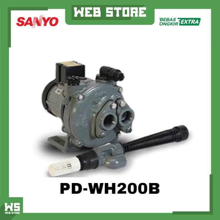 Jual Pompa Air Sumur Dalam Non Otomatis Sanyo PD-WH200B Water Pump Indo ...