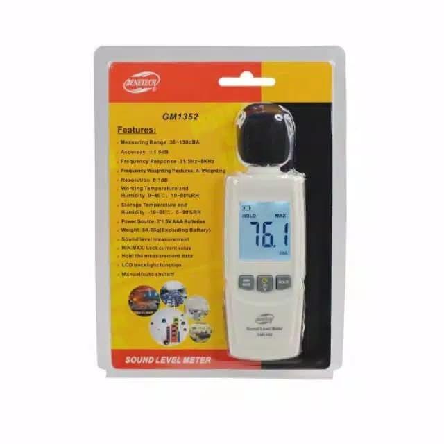 Jual Alat Ukur Digital Sound Level Meter Volume Decibel Db Noise Meter ...