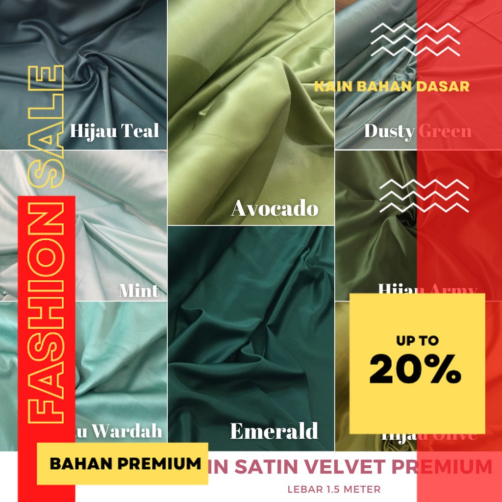 Jual Bahan Kain Satin Velvet Premium Background Backdrop Variasi All ...