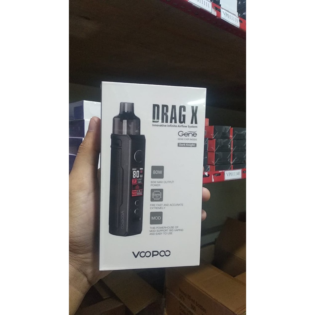 Jual VOOPOO Drag X Mod Pod Kit - DARK KNIGHT ORIGINAL | Shopee Indonesia