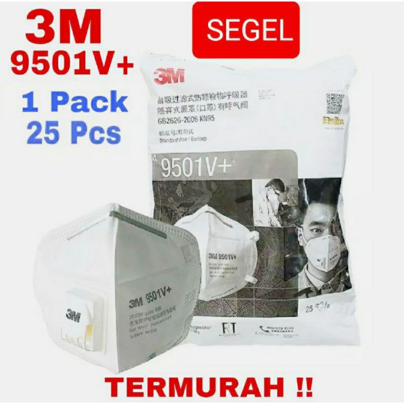 Jual Masker 3M 9501V+ 9001V 9551V Original | Shopee Indonesia