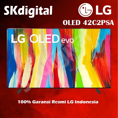 Jual LED TV LG 42C2PSA OLED SMART TV UHD 4K HDR10 DOLBY 42C2 2022 | Shopee Indonesia