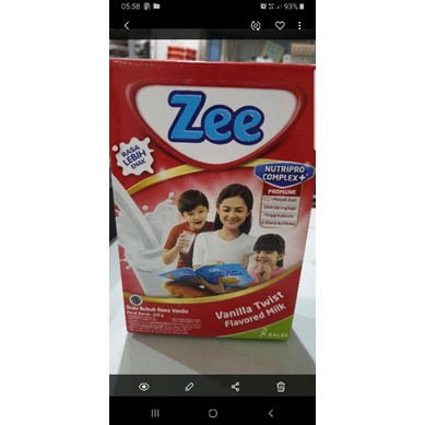Jual Susu Zee Reguler Vanilla 350gr | Shopee Indonesia