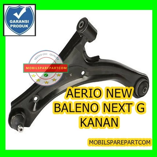 Jual LOWER ARM SAYAP BAWAH BALL JOINT NEW AERIO BALENO NEXT G KANAN RH ...