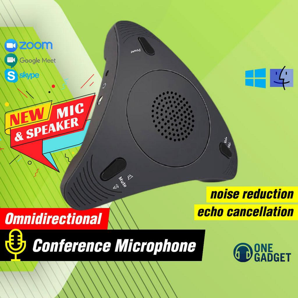 Jual USB Mic Speaker Microphone Online Meeting Portable Untuk Laptop PC ...