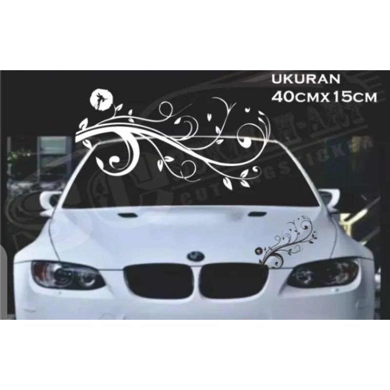Jual Stiker Mobil Tulisan Stiker Batik Keren Stiker Kap Mobil Stiker ...