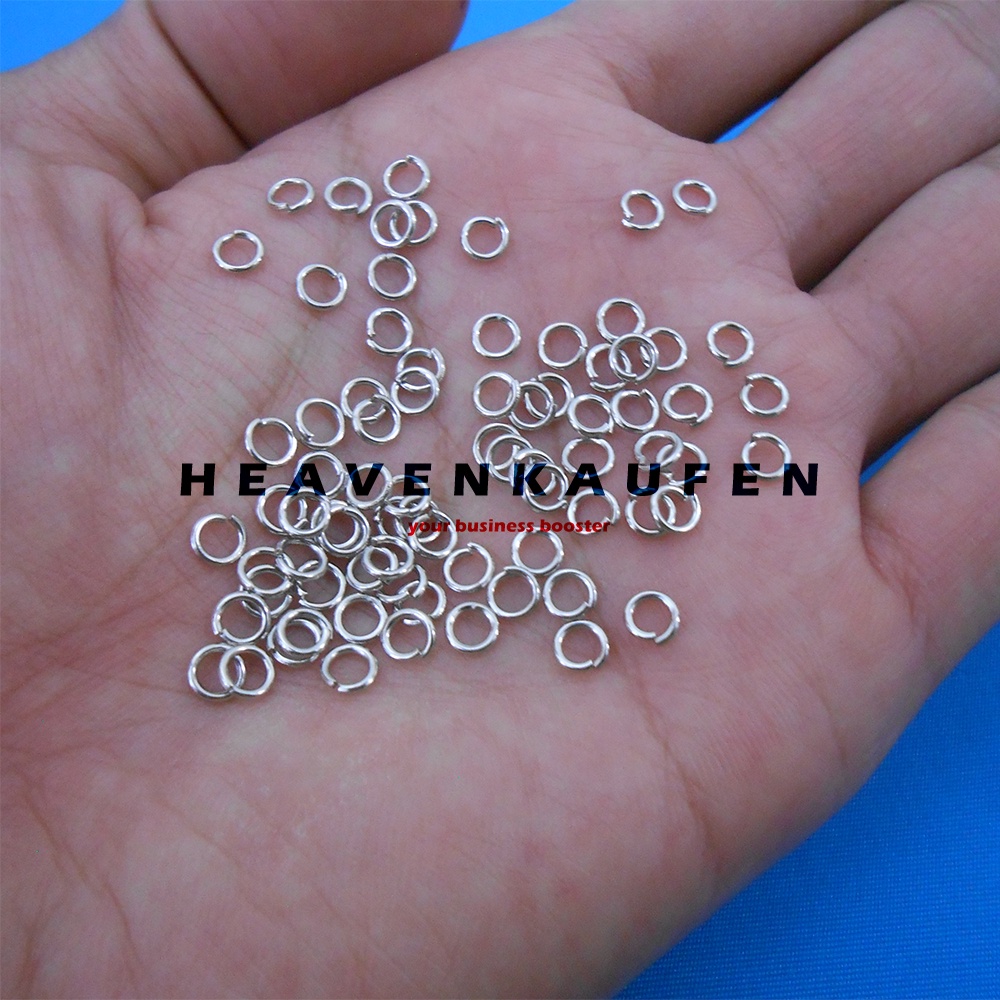 Jual Ring Bulat Tipis Sangat Kecil Diameter Lubang 2,5 mm Nikel Silver ...