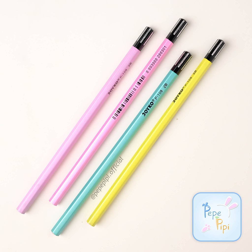 Jual Pensil Joyko Pearl P 108 2b Pencil Kayu Serut Warna Pastel