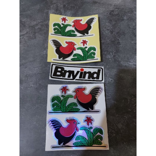 Jual STICKER AYAM JAGO STICKER HELM MOTOR PRINCUT | Shopee Indonesia