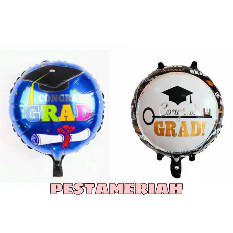 Jual BALON FOIL GRADUATION/ BALON FOIL CONGRATS / BALON FOIL WISUDA ...