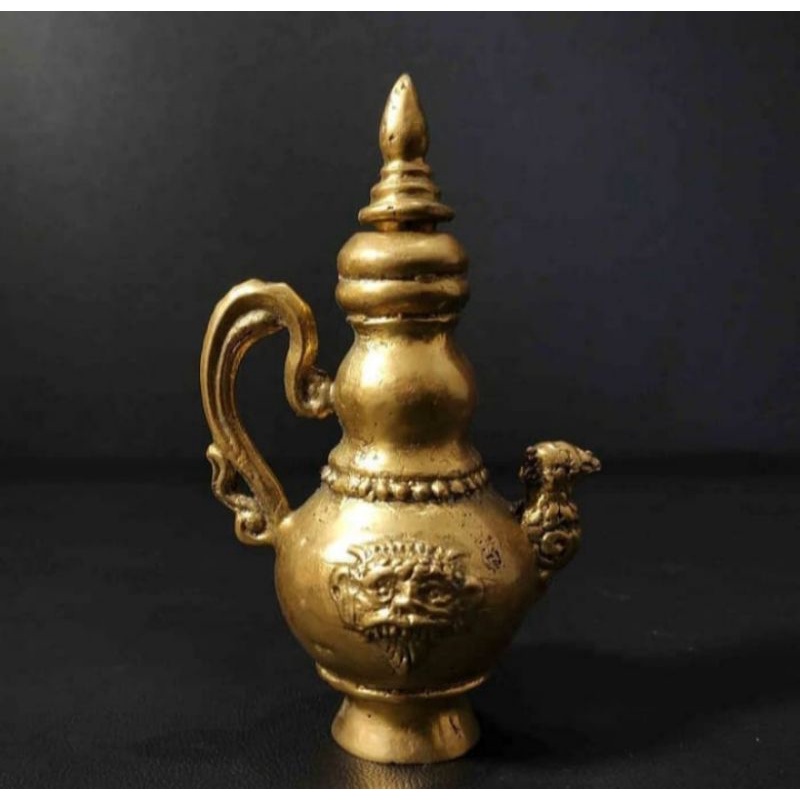 Jual Cupu Manik Kuningan Teko Mini Antik Unik Gambar Barong | Shopee ...