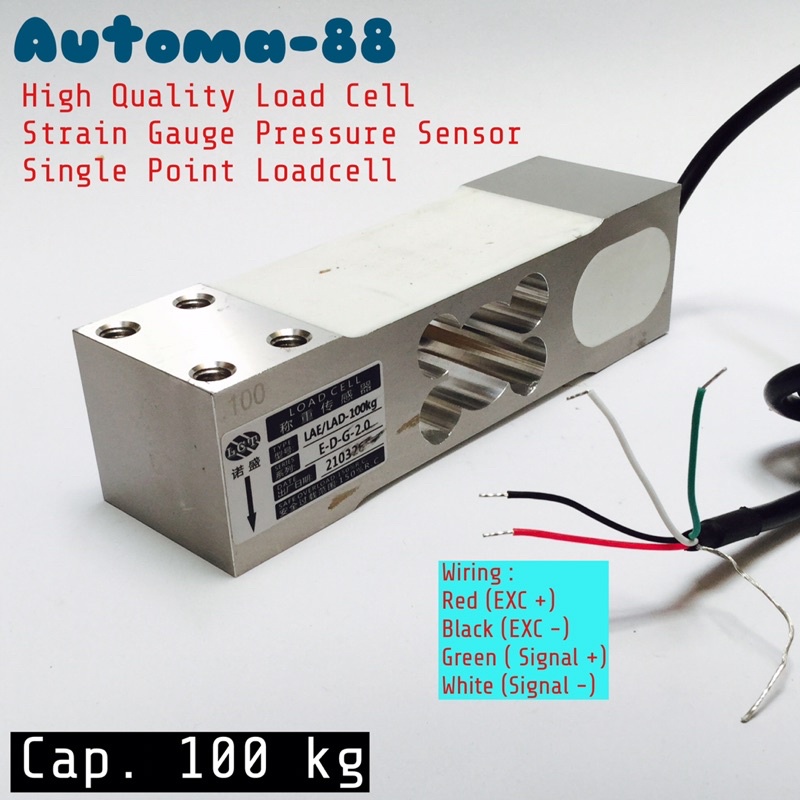 Jual High Quality Loadcell 100kg Single point Strain gauge pressure sensor Load cell 100 kg ...