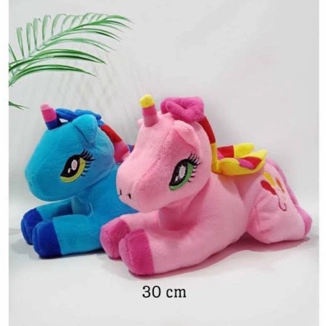 Jual Boneka Kuda Poni Kuda Unicorn Kuda Little Pony Panjang 30 cm/LUCU ...