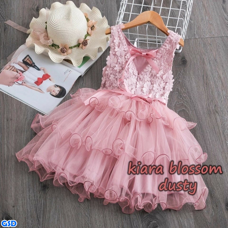 Jual TGO-Baju Pesta Anak Tutu Mekar / Dress Anak Usia 3-5 Tahun / Dress ...