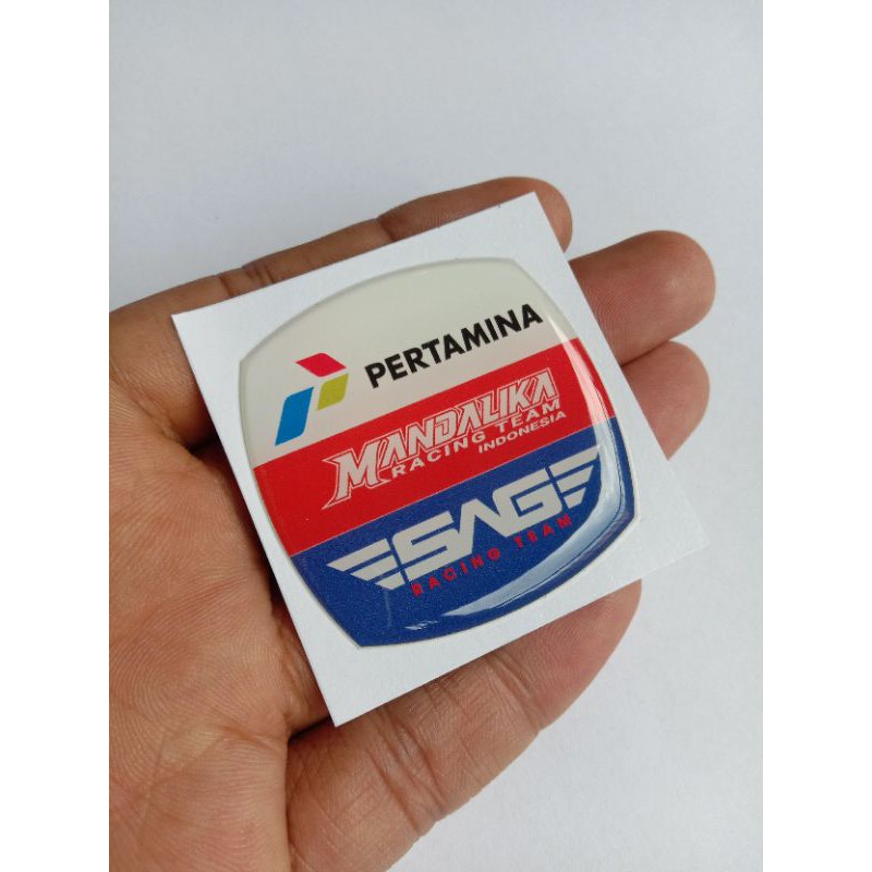 Jual Stiker emblem Pertamina Mandalika Racing Team | Shopee Indonesia